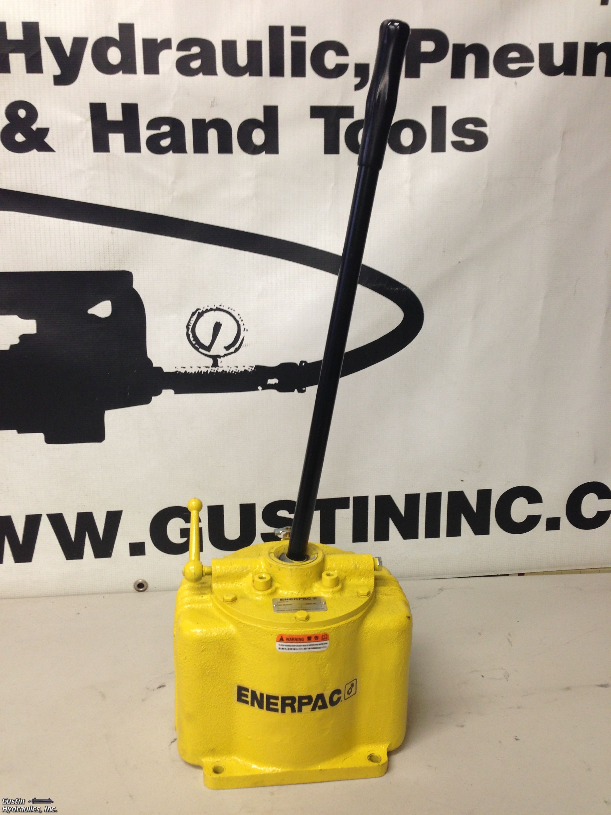 Enerpac P-50 Single-Speed Pump Hand 5000 PSI | Gustin Hydraulics