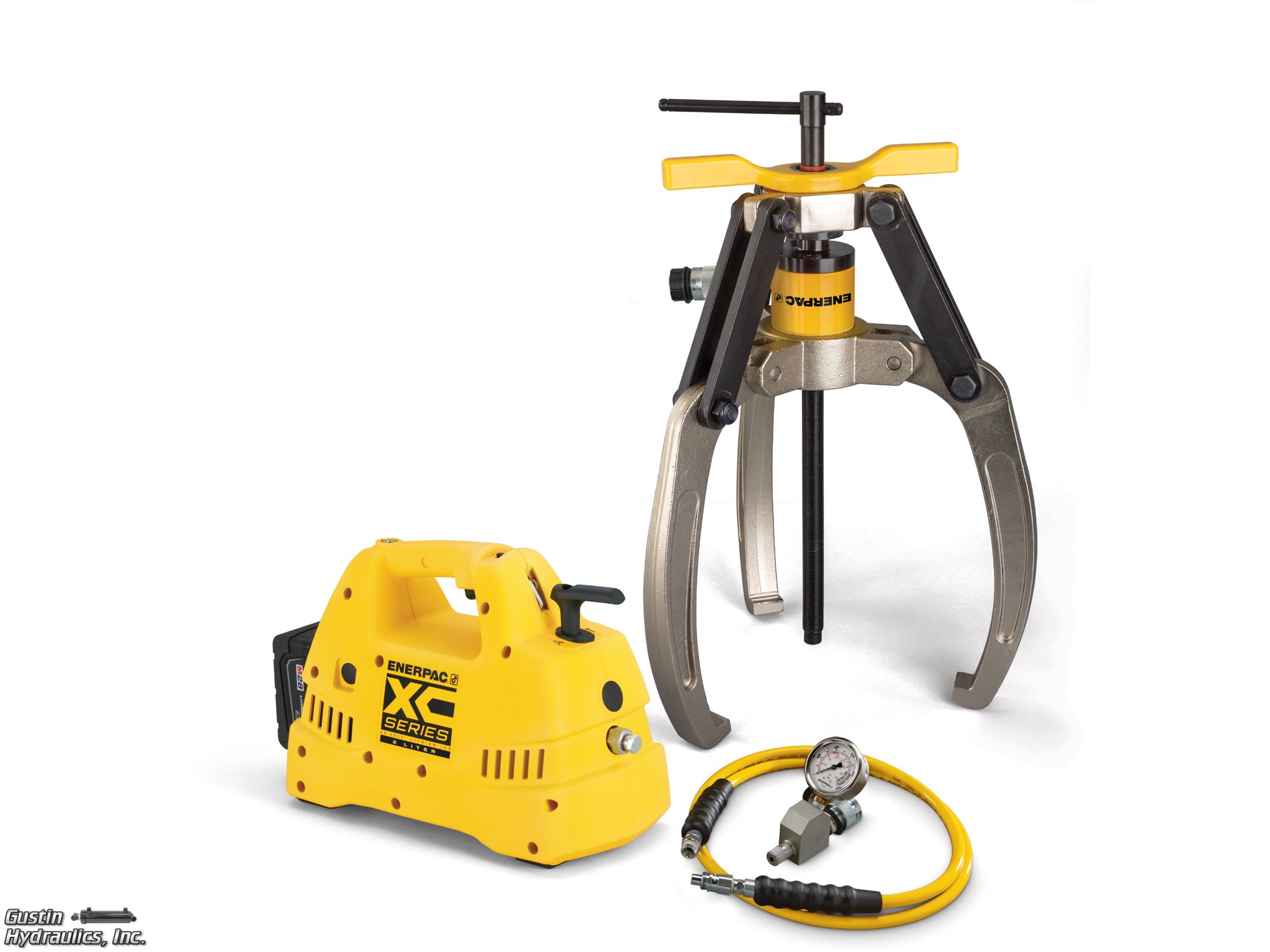 Enerpac-LGHS-324CE-Puller, Lock Grip Hyd Set, 3J, 24T, Cdls Pump, 230V